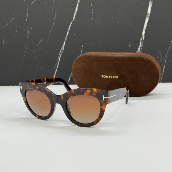 Tom Ford | Accessories | New Tom Ford Ft63 52t Havana Cat Eye Women ...